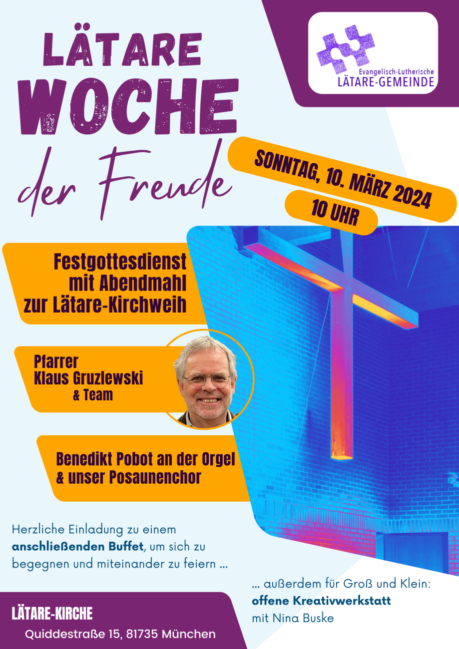 Was so los ist in unserer Gemeinde... | Evangelisch-Lutherische Lätare-Gemeinde